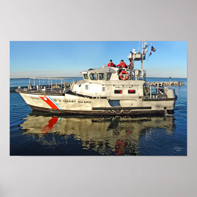 USCG 47-foot Motor lifeboat Poster | Zazzle