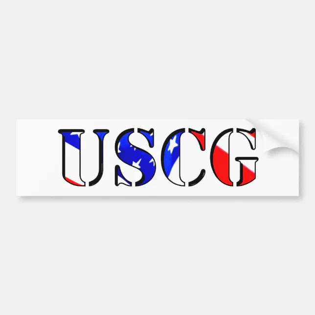 USCG Bumper Sticker | Zazzle