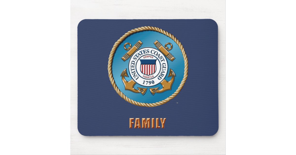 USCG Family Mousepad | Zazzle