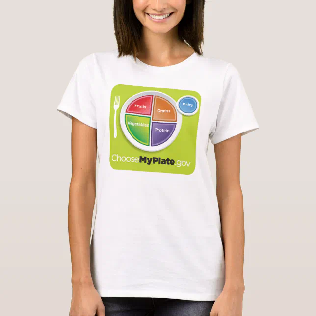 USDA Choose My Plate T-Shirt | Zazzle