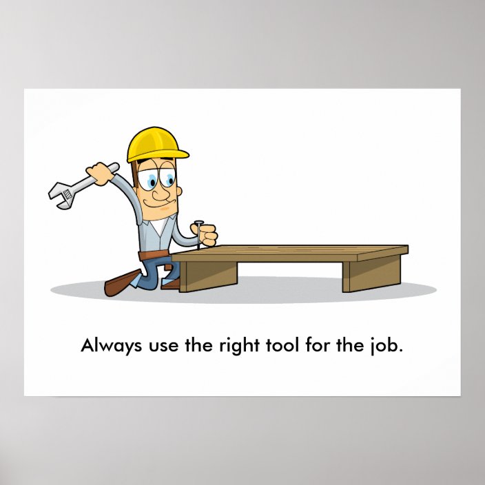 Use of Hand Tools 001 Poster | Zazzle.com