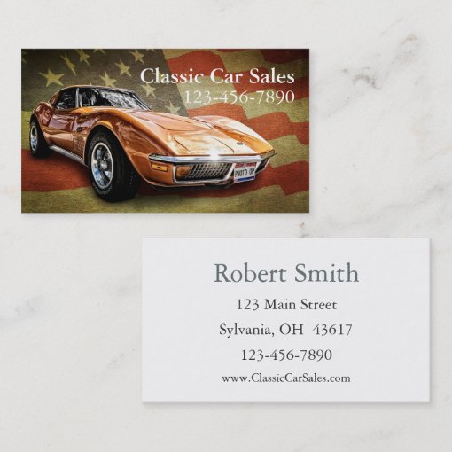 Used Car Dealer Business Card | Zazzle