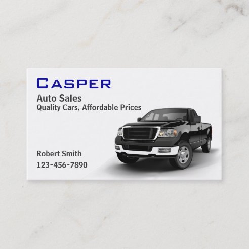 Car Dealer Business Cards - Business Card Printing | Zazzle