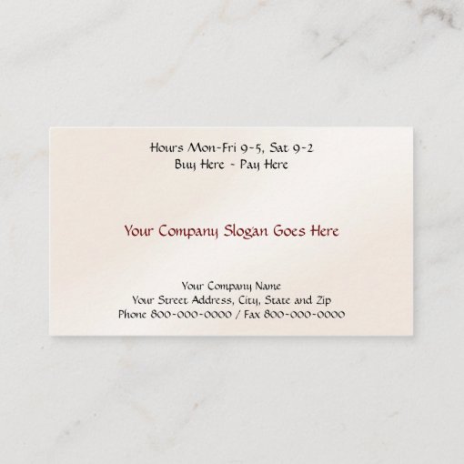 Used Car Dealer Business Card | Zazzle