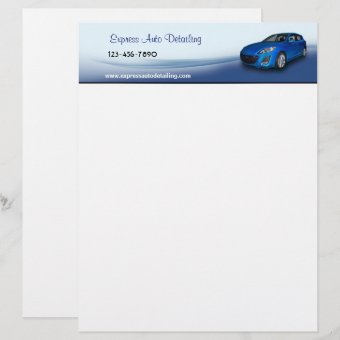 Used Car Dealer Letterhead | Zazzle