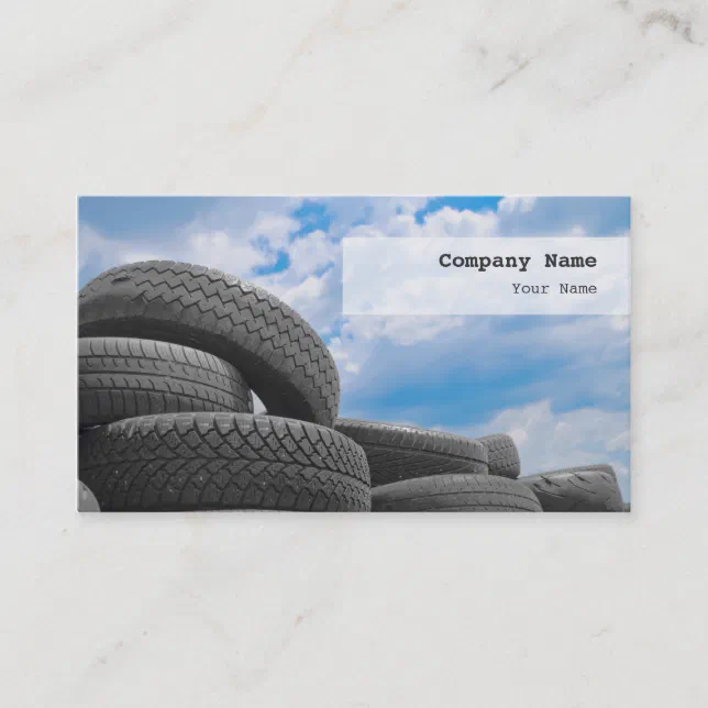 Used Tires Business Card | Zazzle