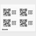 Useless QR Code: Duck Rectangular Sticker | Zazzle