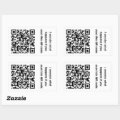 Useless QR Code: Wonder Rectangular Sticker | Zazzle