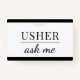 Usher Ask Me Badge | Zazzle