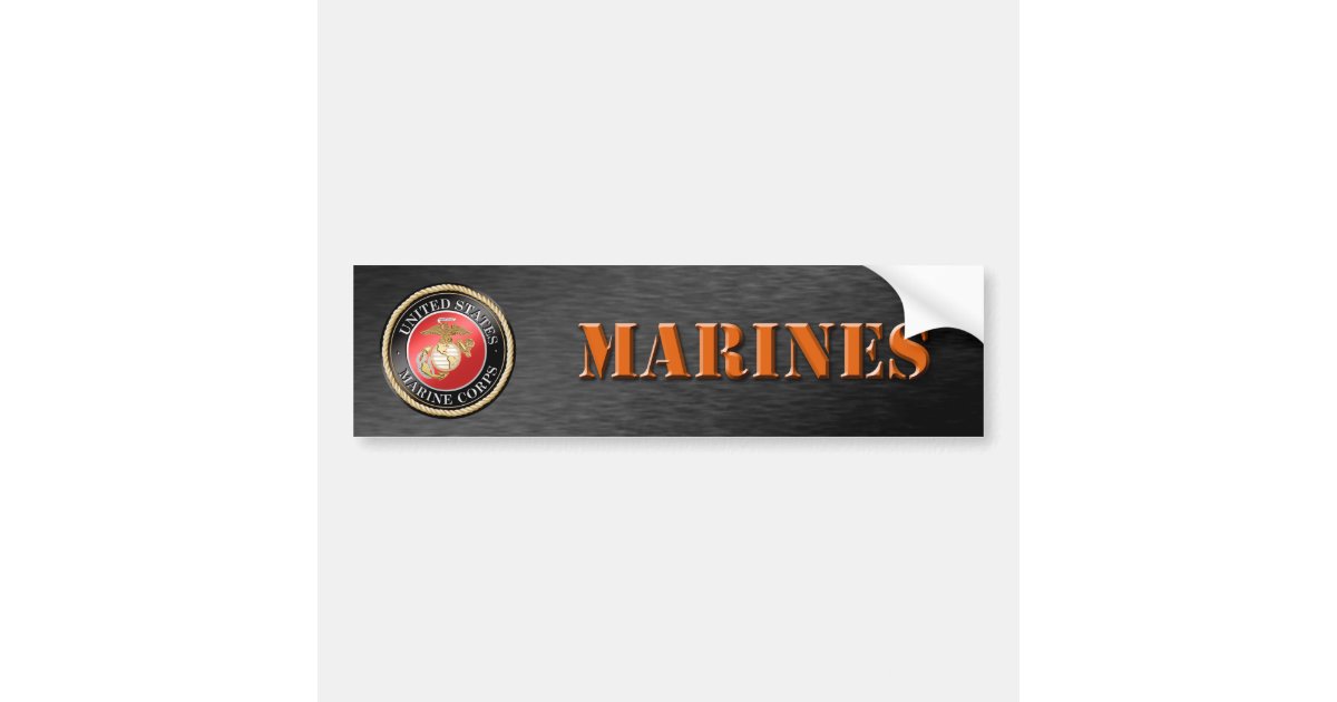 USMC Bumper Sticker | Zazzle