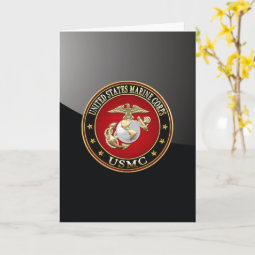 USMC EGA [Special Edition] [3D] Card | Zazzle