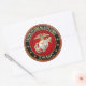 USMC EGA [Special Edition][3D] Classic Round Sticker | Zazzle
