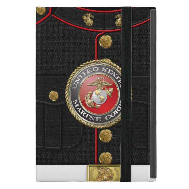 USMC Emblem & Uniform [3D] iPad Mini Case | Zazzle