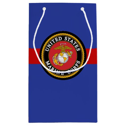 USMC Gift Bags - Marine Corps Gift - Dress Blues | Zazzle