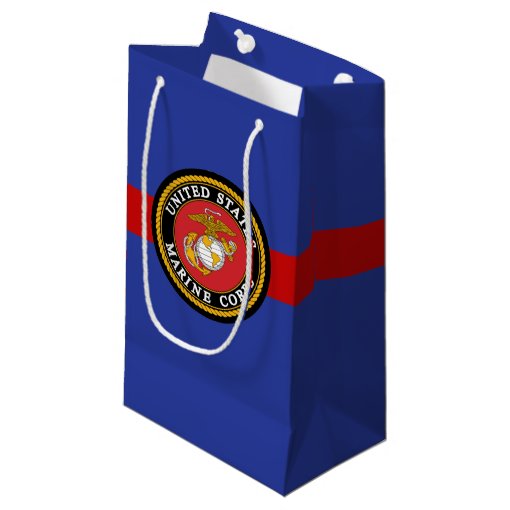 USMC Gift Bags - Marine Corps Gift - Dress Blues | Zazzle
