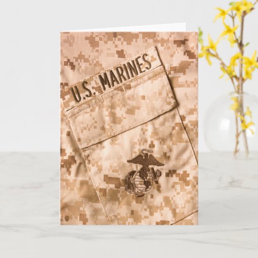 USMC Greeting Card | Zazzle