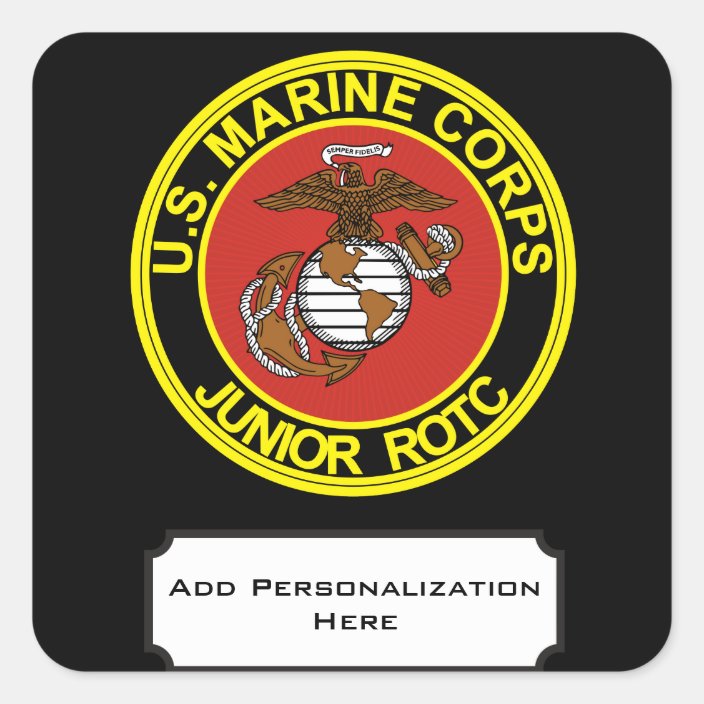 USMC Junior Reserve Officers' Training Corps Square Sticker | Zazzle.com