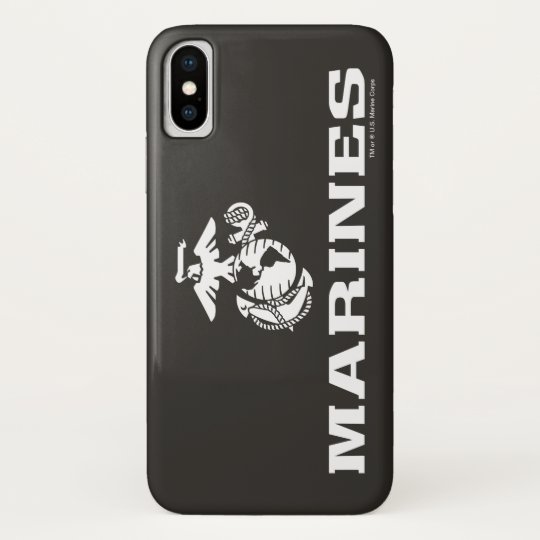 USMC Logo Stacked - White Case-Mate iPhone Case | Zazzle.com