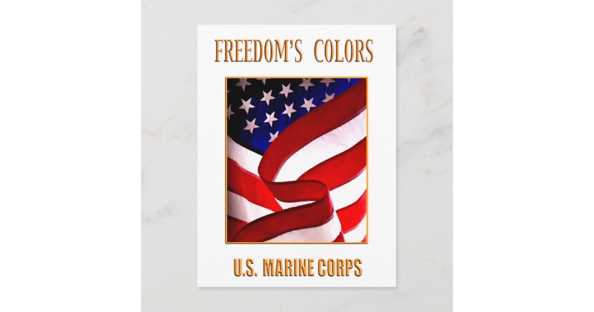 USMC Postcard | Zazzle.com