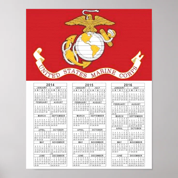 USMC POSTER | Zazzle