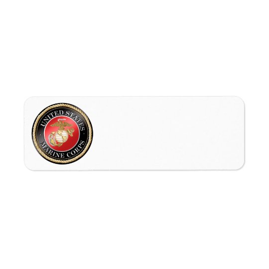 USMC Return Address Label | Zazzle.com