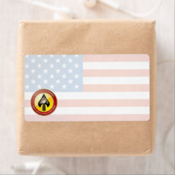 USMC Special Operations Command (MARSOC) [3D] Label | Zazzle