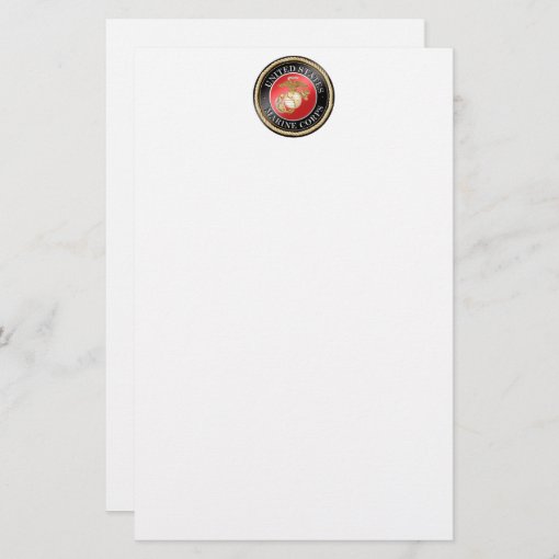 USMC Stationery | Zazzle