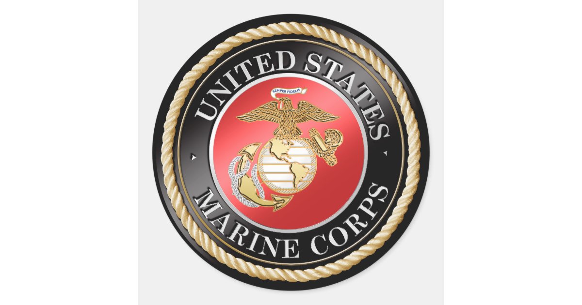 USMC Sticker | Zazzle
