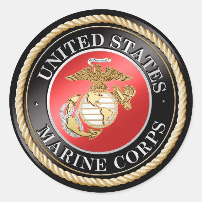 USMC Sticker | Zazzle