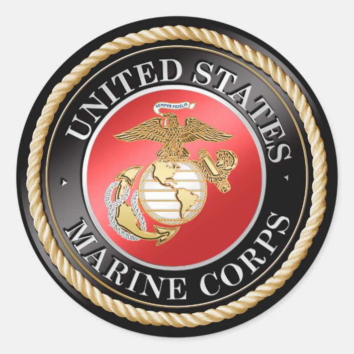 USMC Sticker | Zazzle.com