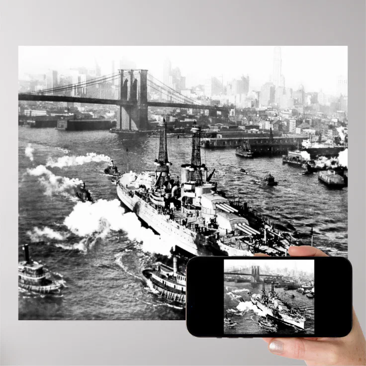 USS Arizona at New York Poster | Zazzle