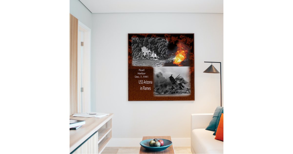 USS Arizona, Pearl Harbor 1941 Poster | Zazzle