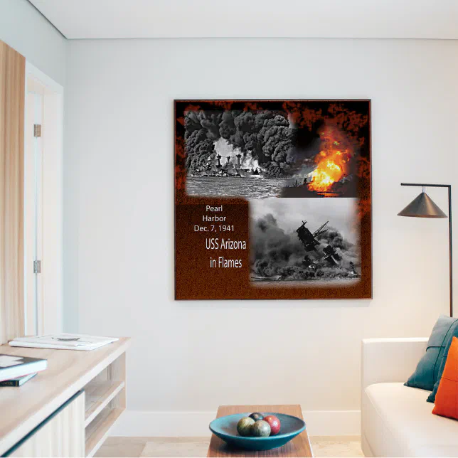 USS Arizona, Pearl Harbor 1941 Poster | Zazzle