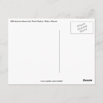 uss arizona pearl harbor postcard | Zazzle