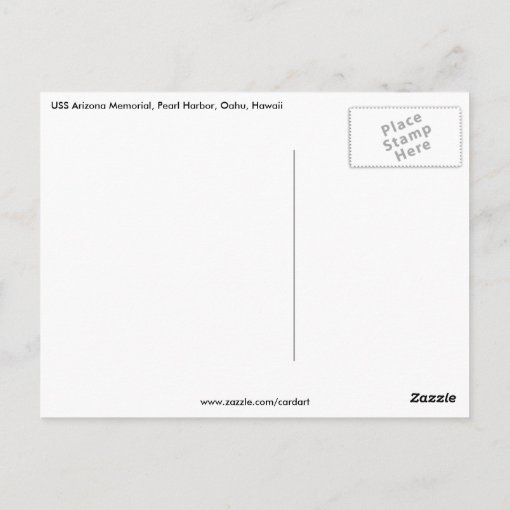 uss arizona pearl harbor postcard | Zazzle
