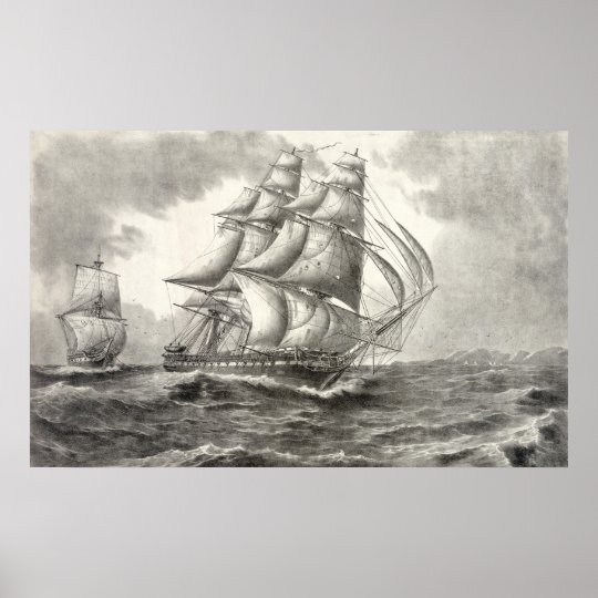USS Constitution Poster | Zazzle.com