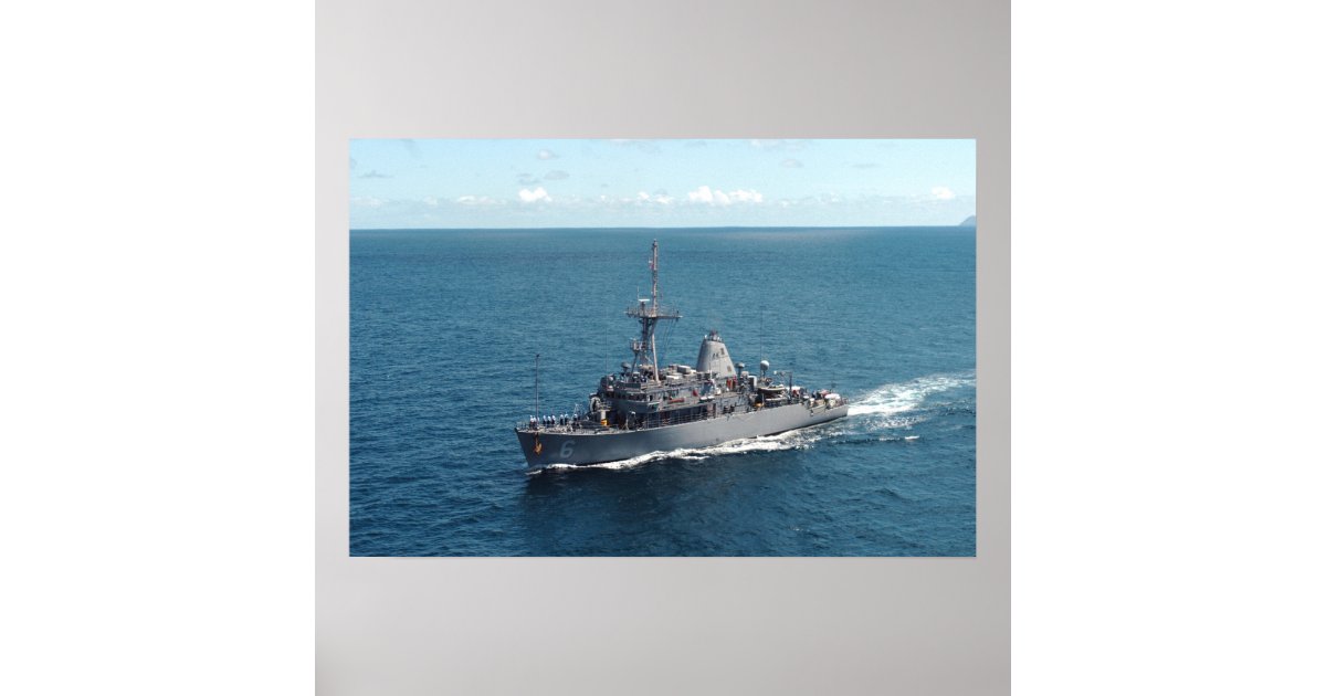 USS Devastator (MCM 6) Poster | Zazzle