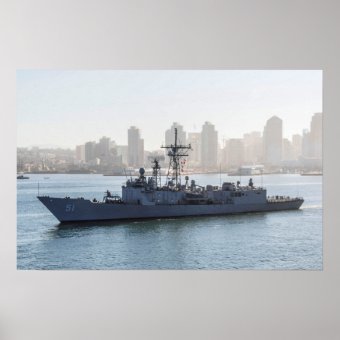 USS Gary (FFG 51) Poster | Zazzle