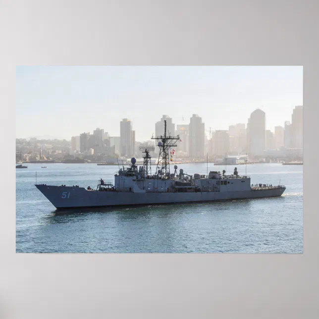 USS Gary (FFG 51) Poster | Zazzle