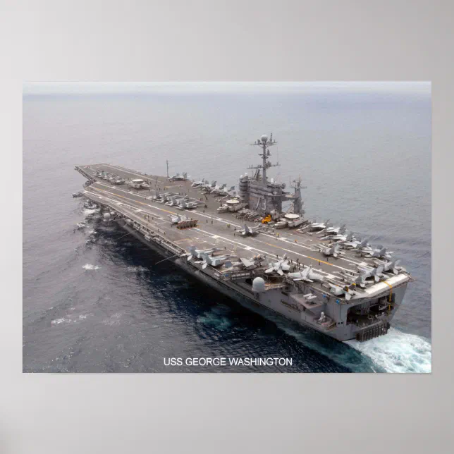 USS George Washington Poster | Zazzle