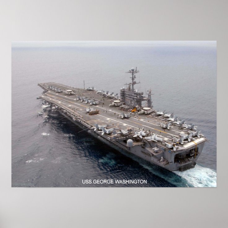 USS George Washington Poster | Zazzle