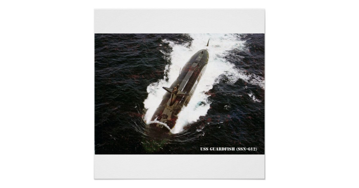 USS GUARDFISH POSTER | Zazzle