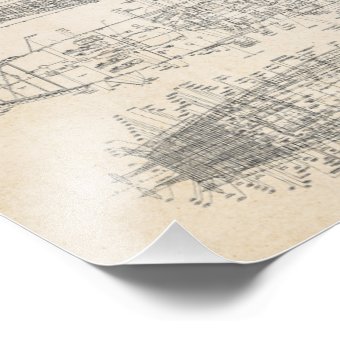 USS Iowa Blueprints Photo Print | Zazzle