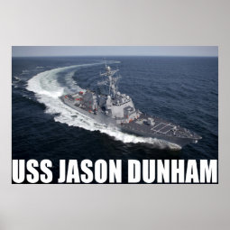 USS Jason Dunham Poster | Zazzle