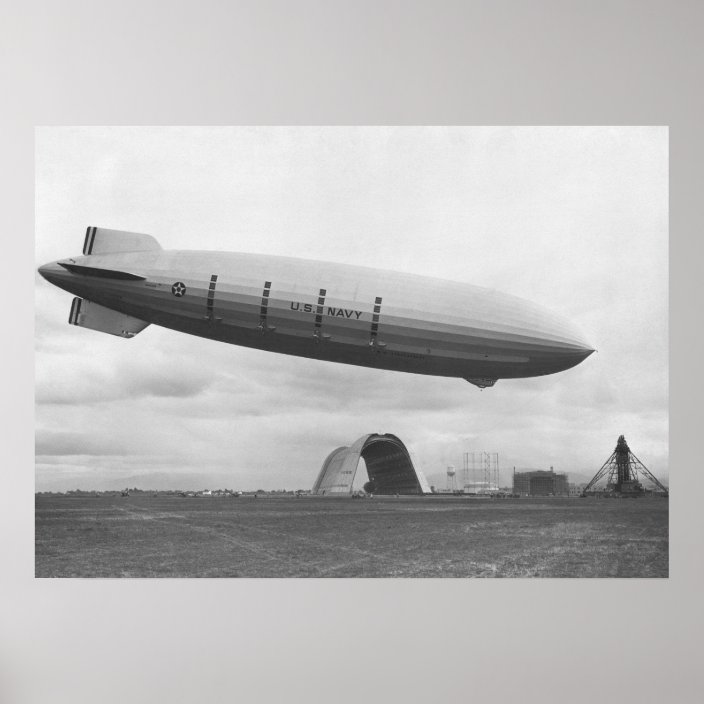 USS Macon airship poster | Zazzle.com