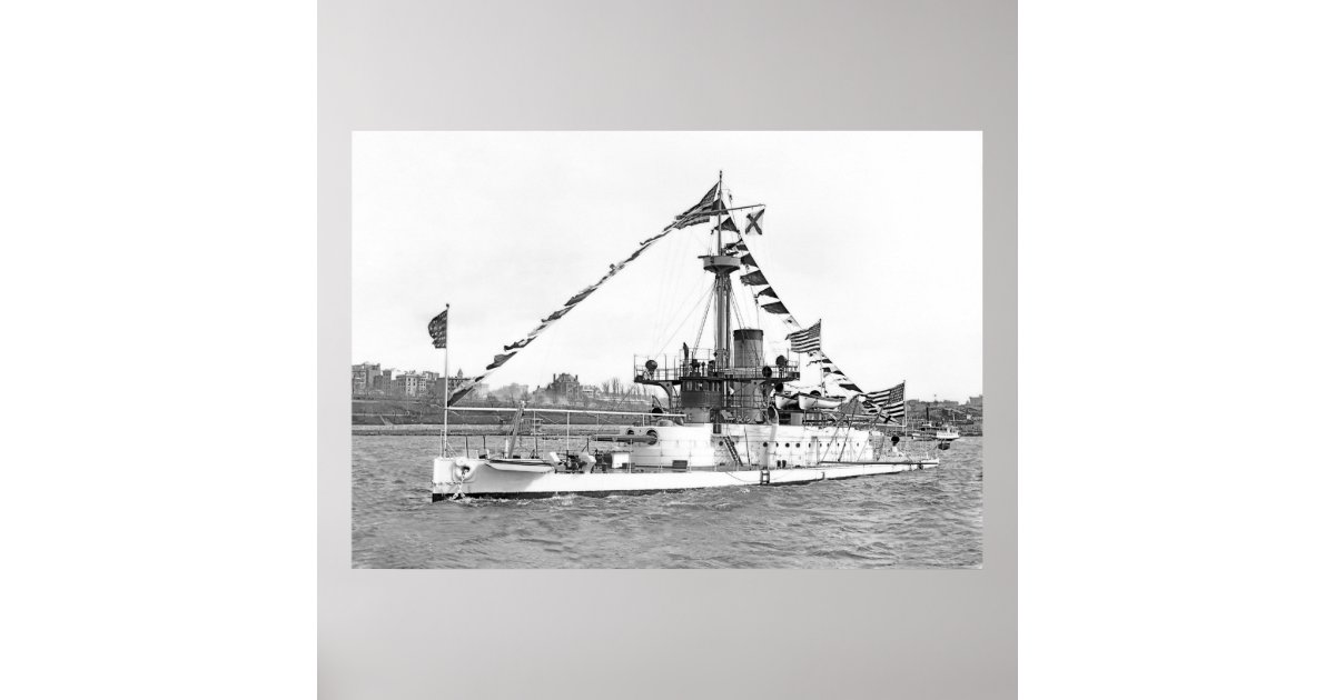 USS Monitor Amphitrite Poster | Zazzle