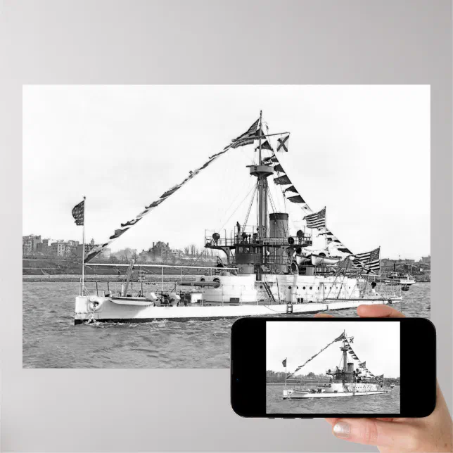 USS Monitor Amphitrite Poster | Zazzle