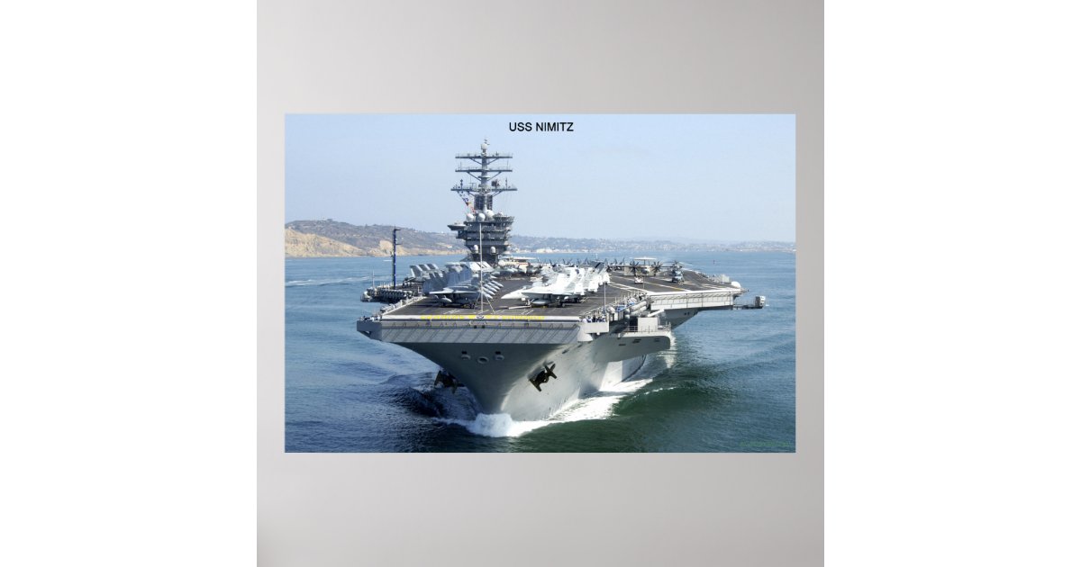 USS Nimitz Poster | Zazzle