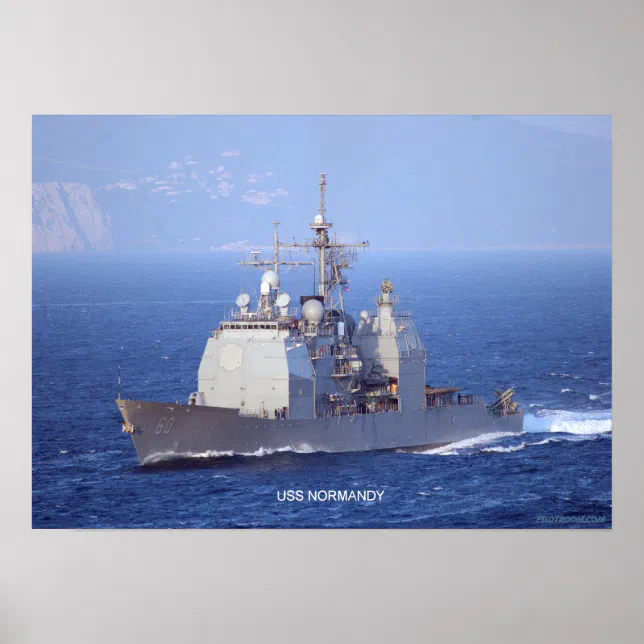USS Normandy (CG 60) Poster | Zazzle