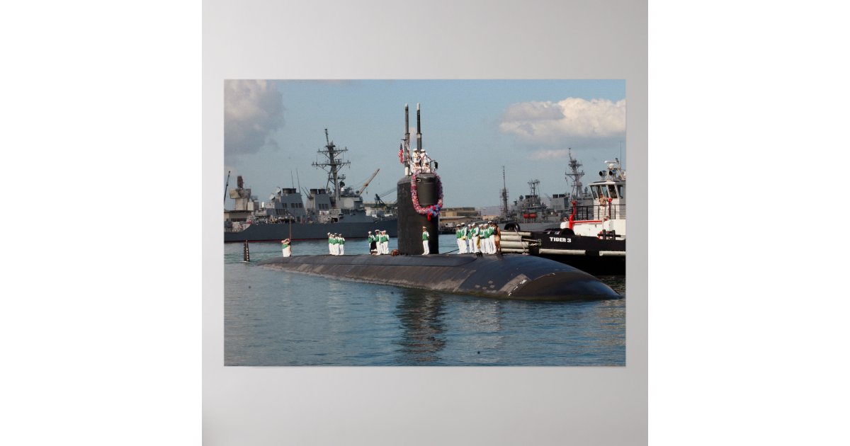 USS Pasadena (SSN 752) Poster | Zazzle